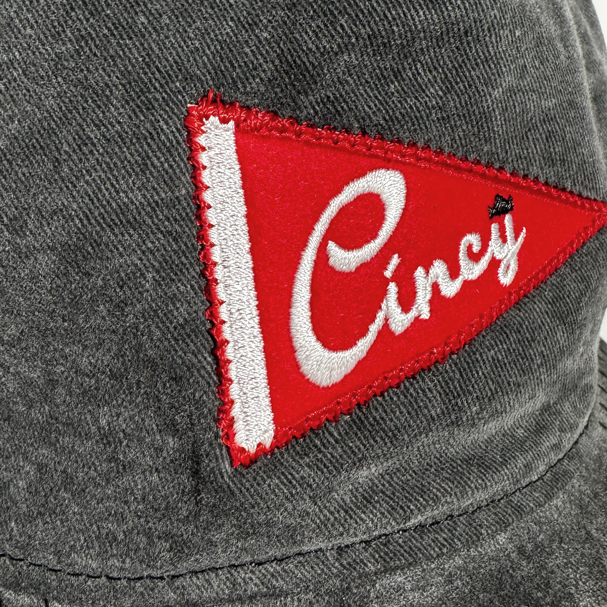 Cincy Felt Patch Hat | Vintage-Inspired Embroidered Cap | Wild Northland