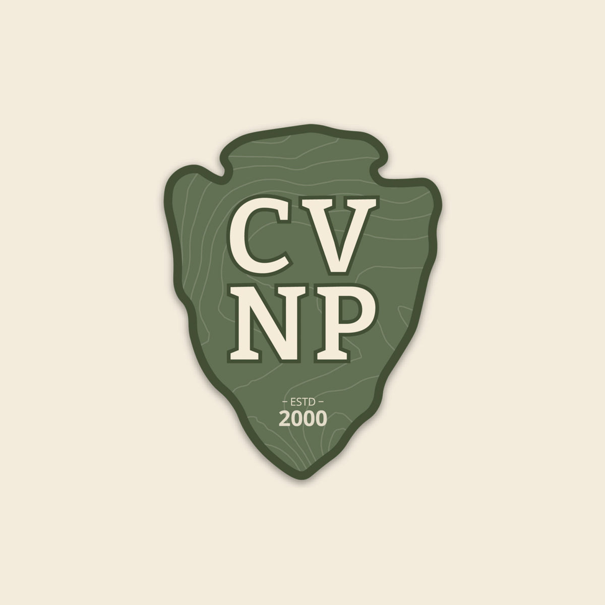 Cuyahoga Valley National Park (CVNP) 3" Arrowhead Sticker – Wild Northland