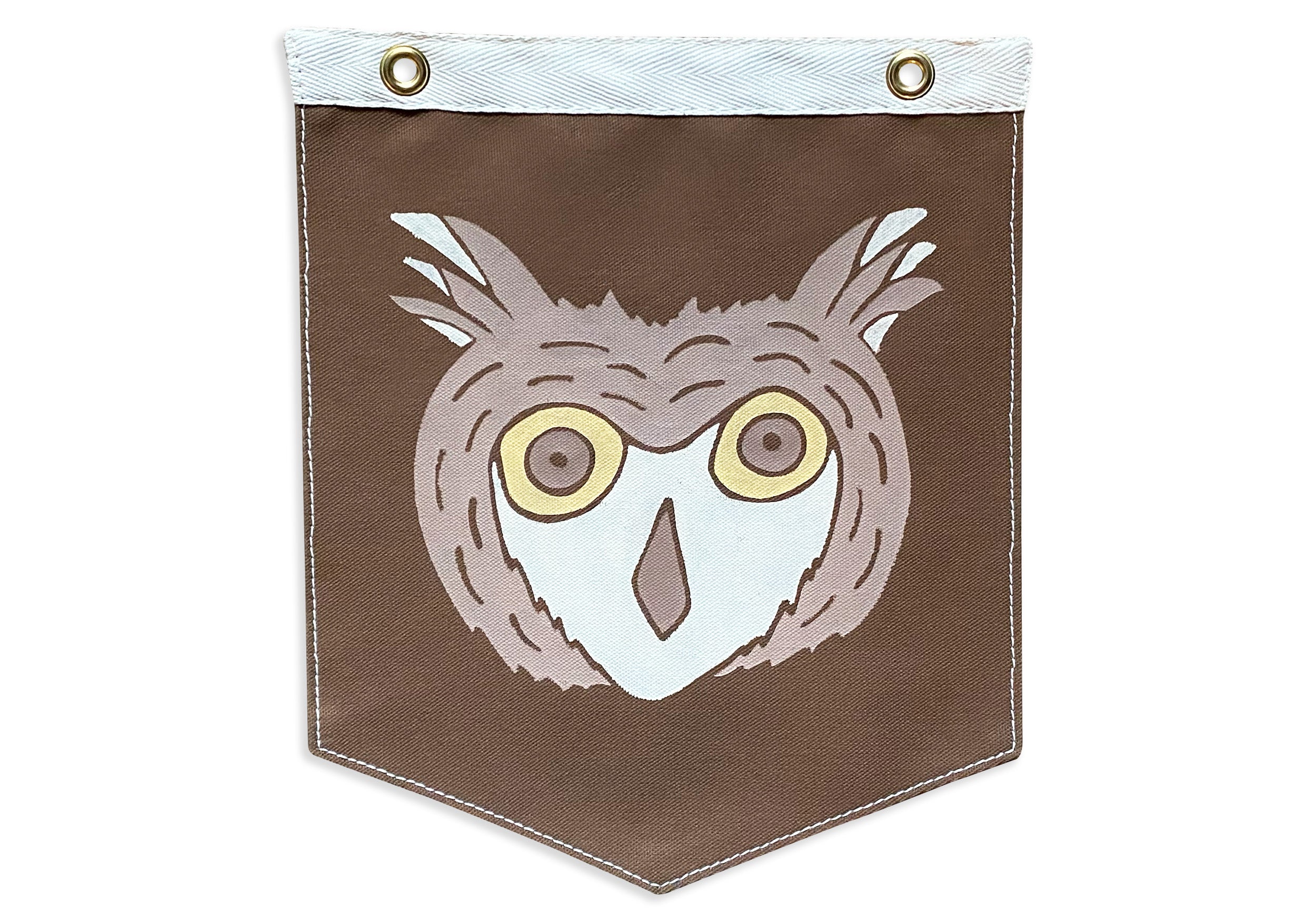 Owl Print Camp Flag – Wild Northland